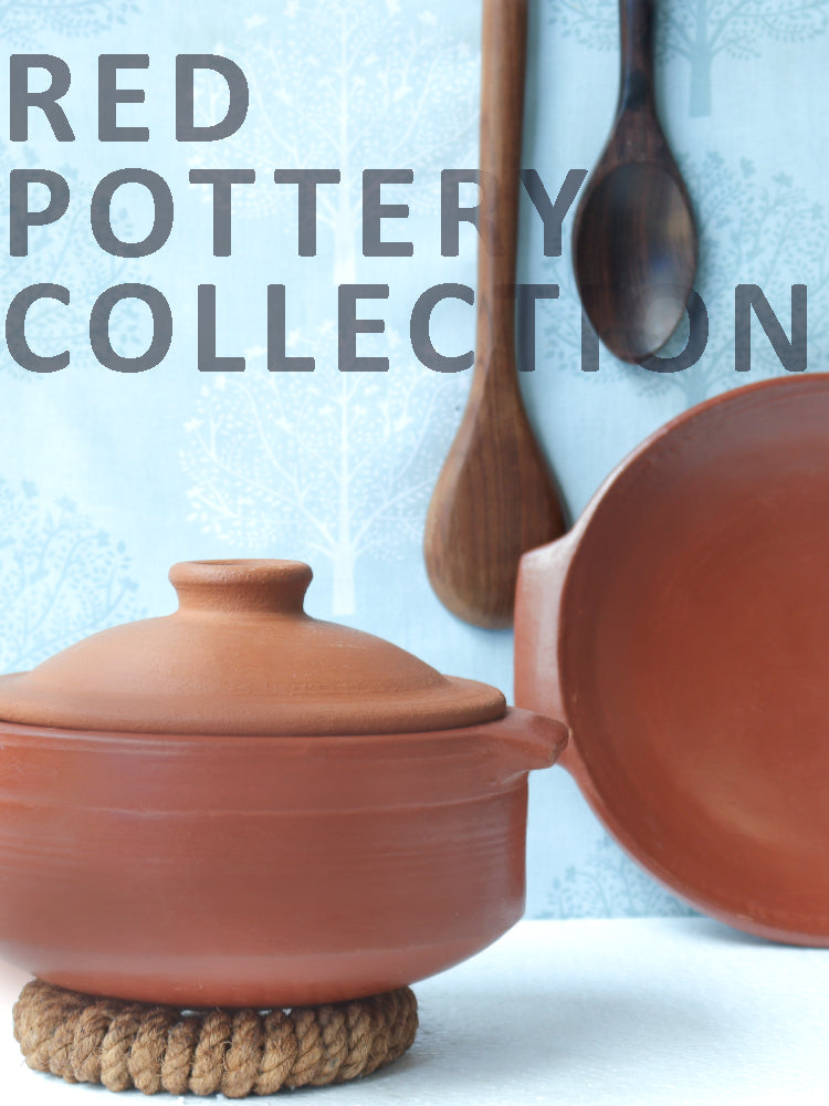 Craftsman India Online | Clay pot for cooking | Red Pottery collection