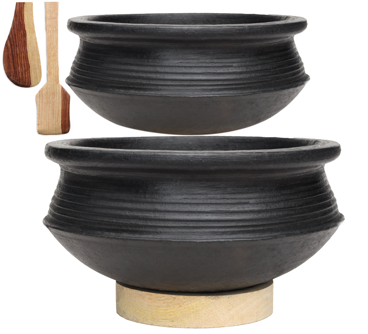 Clay Curry Pot | Black Clay Cookware – Craftsman India – Craftsman ...